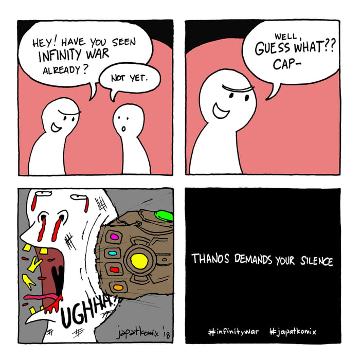 When you did not heed Thanos' demands... - 9GAG