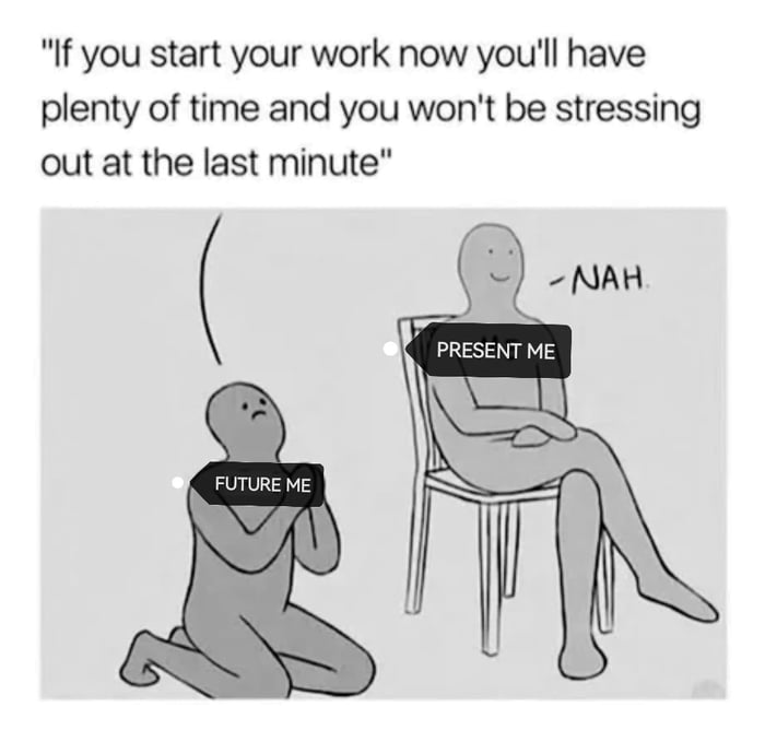 "creates dump ass meme instead of finishing his focking work" - 9GAG