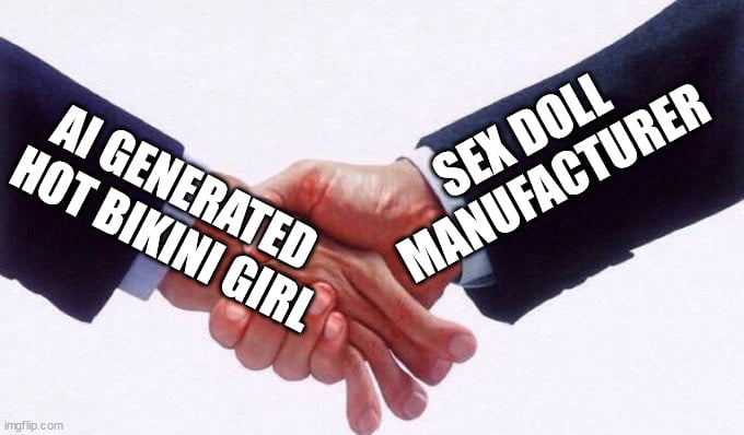 Sex doll manufacturer: "With my help, you can touch." - 9GAG