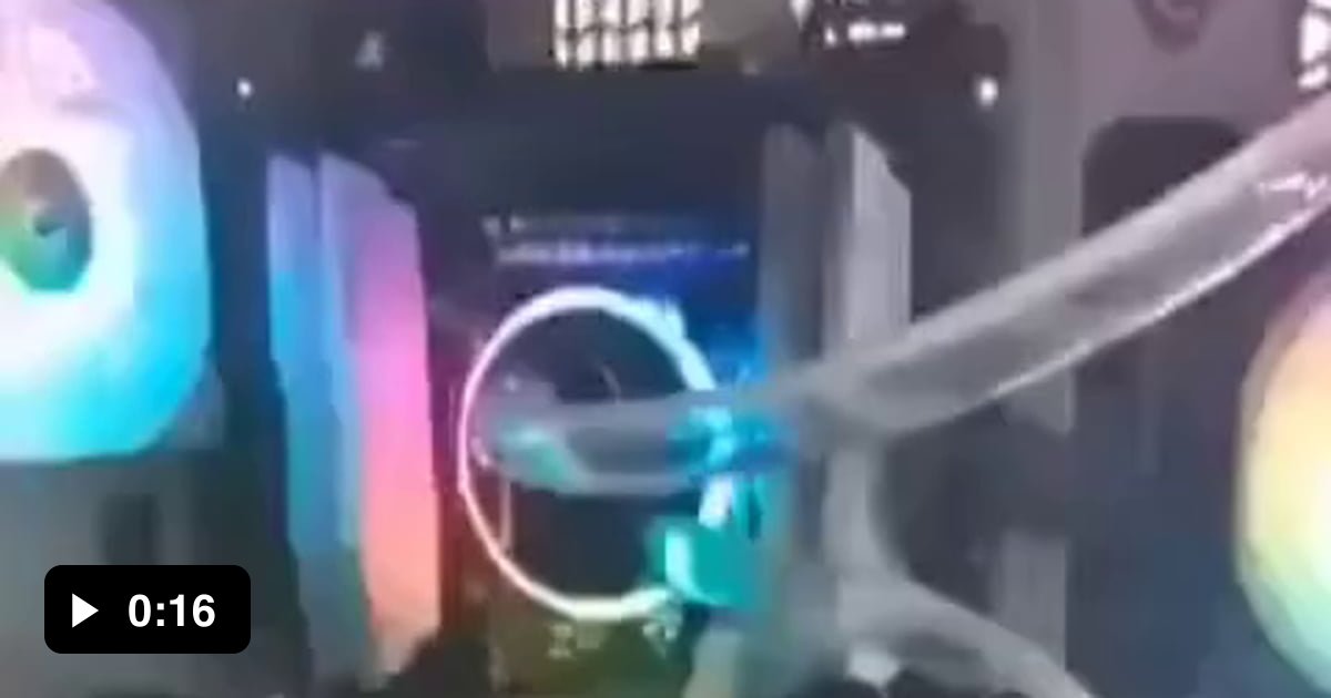 The first fire cooling PC - 9GAG