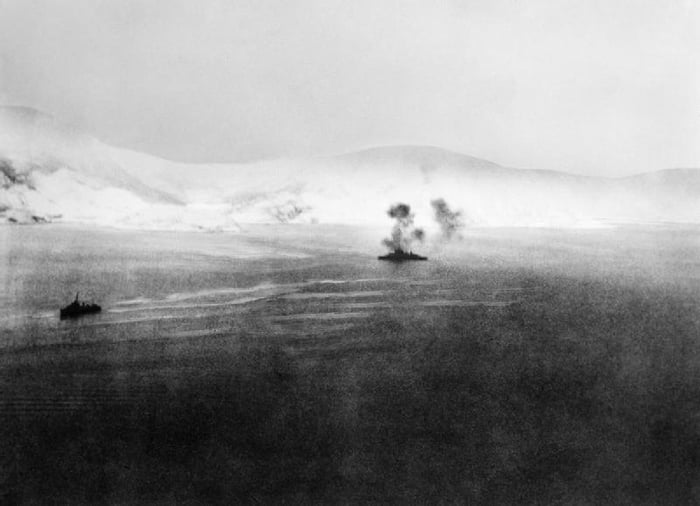 63 years ago, Warspite enter Narvik’s fjord and engage the German ...