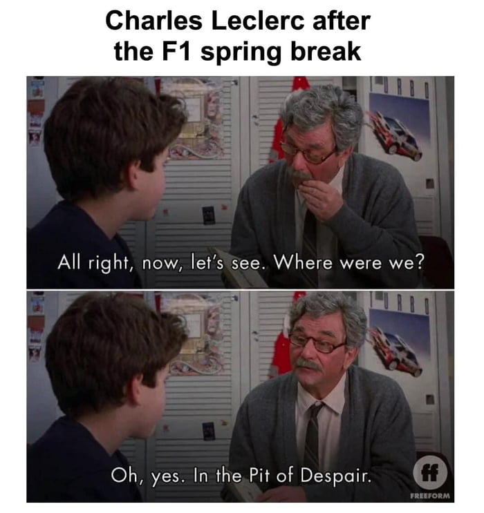 Leclerc after the F1 spring break - 9GAG