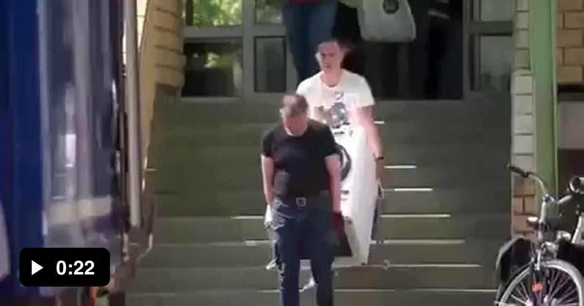 Russian embassy leaving their building in Warsaw. I see familiar patterns :) - 9GAG