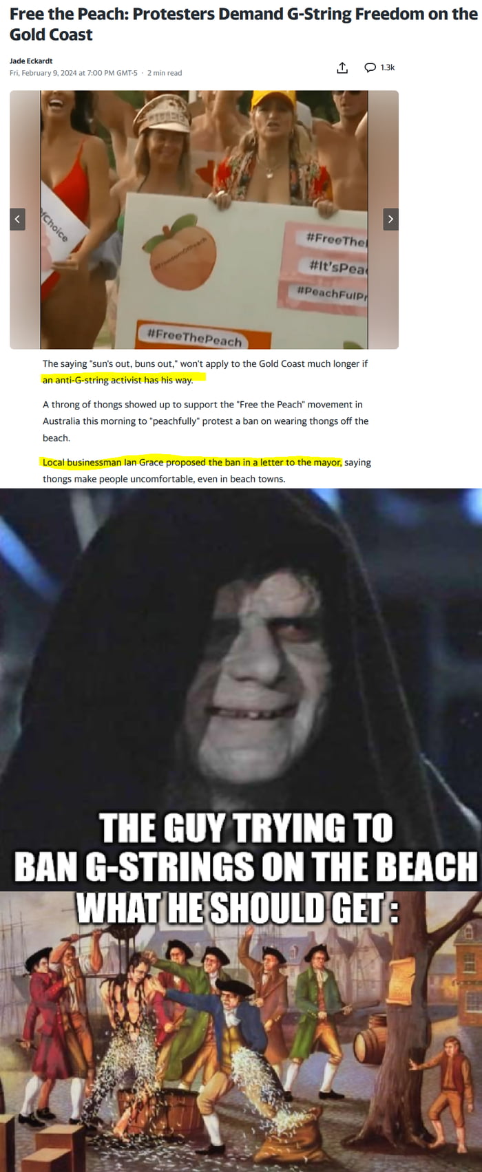 Dont want to see women in gstring on the beach? Stay the hell home you prude control freak - 9GAG