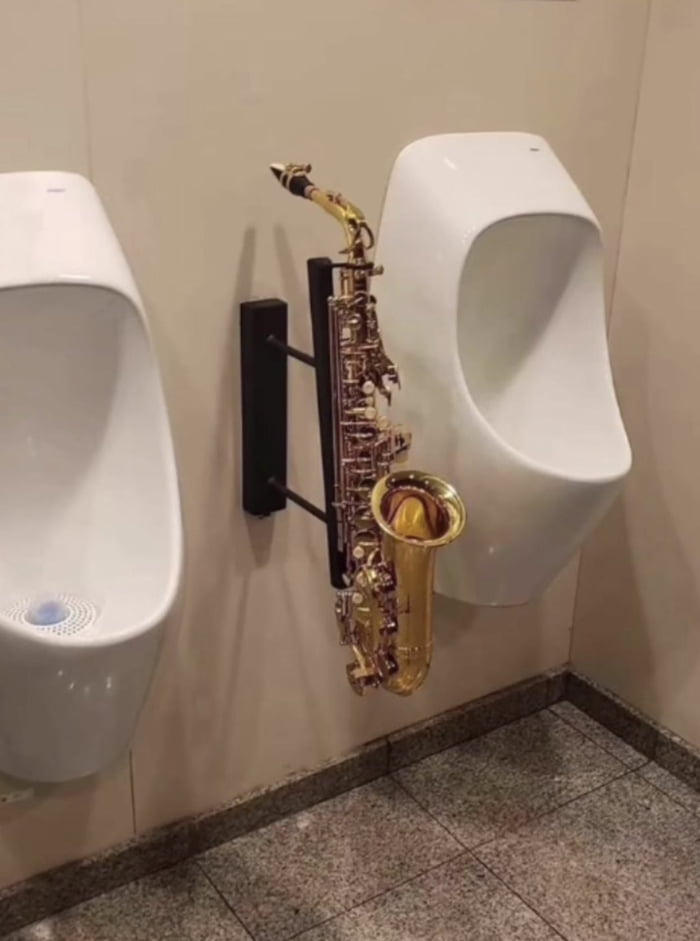 Urinal For Sax Players 9gag