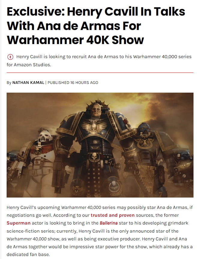 Place your bet, I'm putting mine on the show being an adaptation of ...