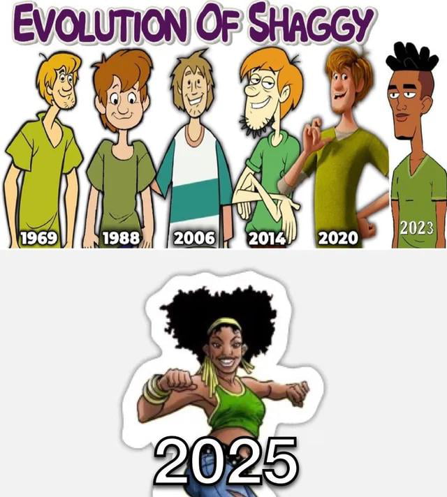 Evolution of Shaggy Pt 2 - 9GAG