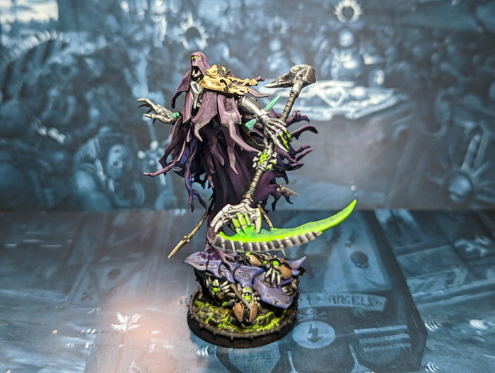 Kitbashed nightbringer for my necron army - 9GAG