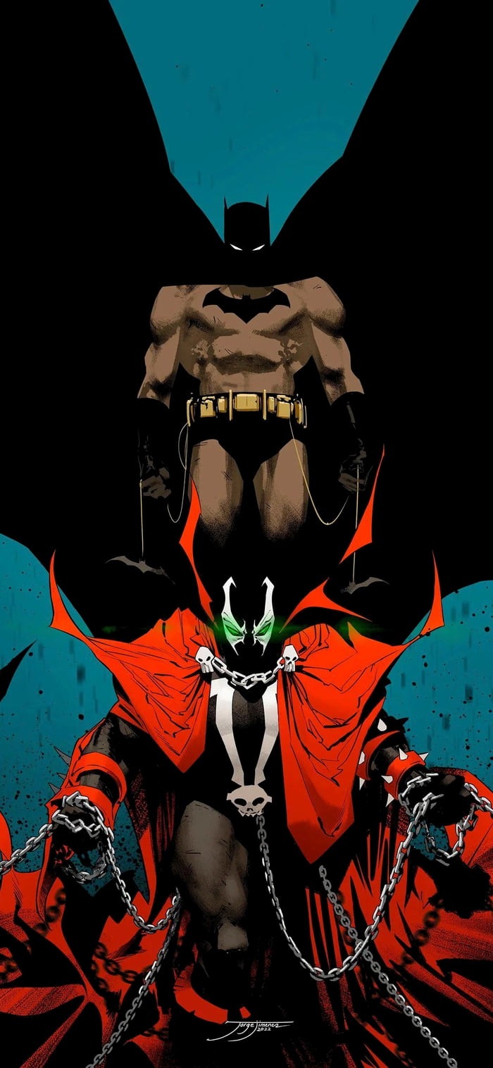 Batman and Spawn wallpaper (by Jorge Jimenez) - 9GAG