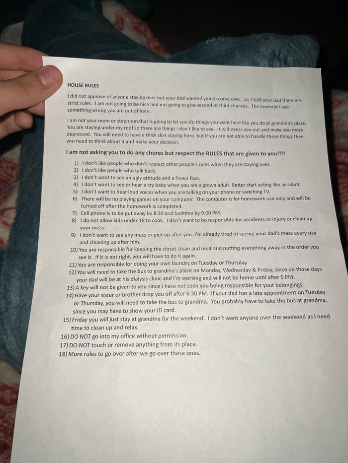 Those "rules" - 9GAG