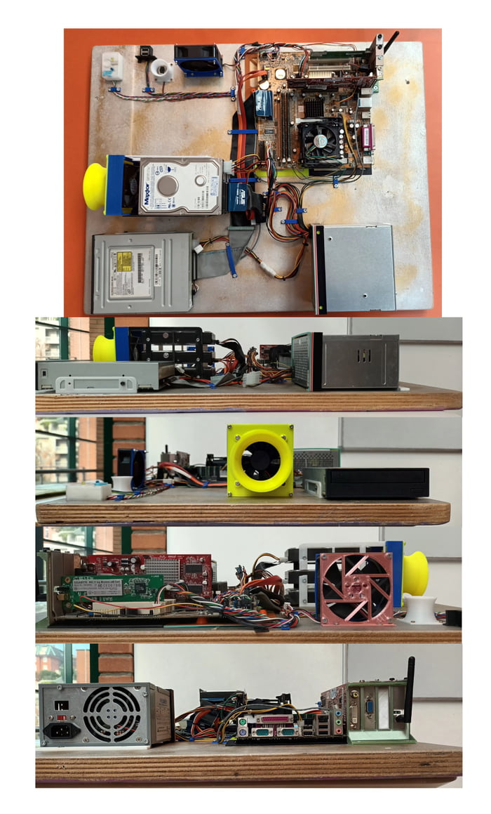 Wallputer - I have both designed and printed all the parts necessary to ...