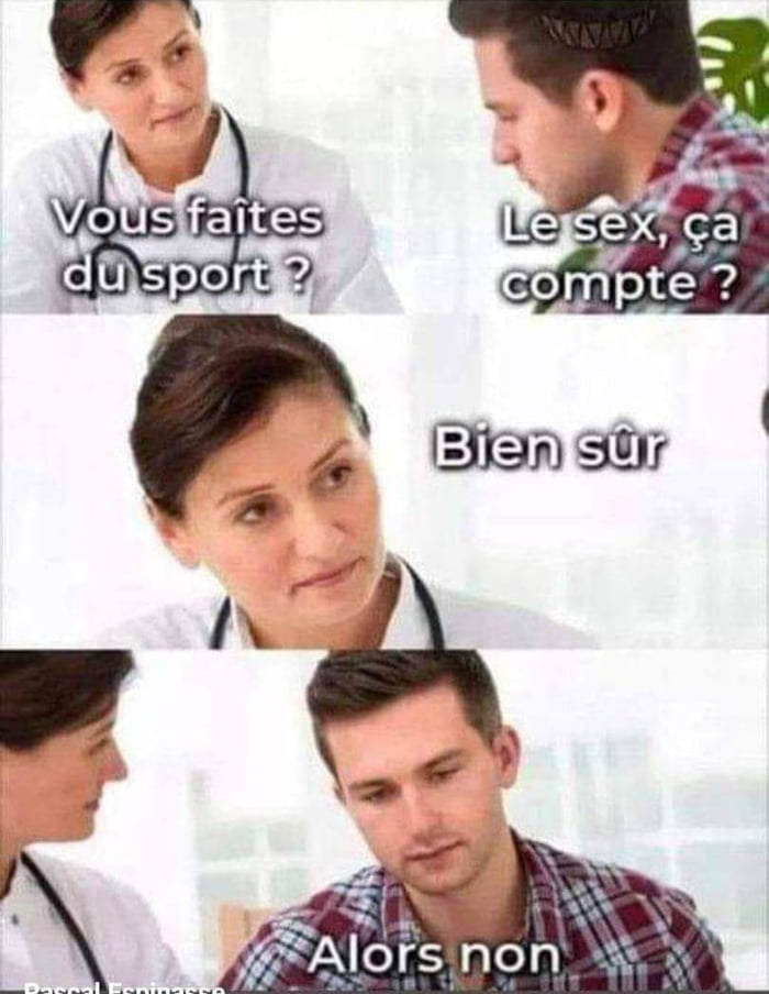 Je ne suis pas sportif - 9GAG