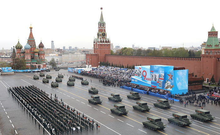 Just four month till the annual may 9th victory parade in Moscow. Just ...