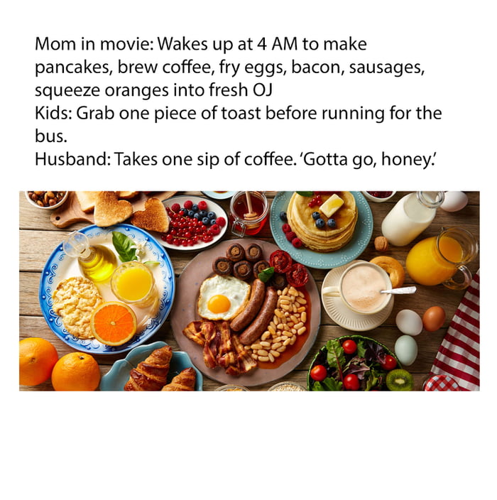 Movie breakfast scenes - 9GAG