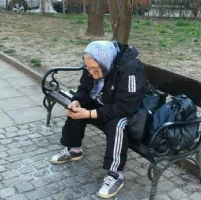 Babushka slav style. - 9GAG