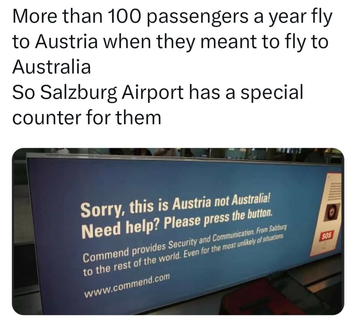Do you mean Sydney, Austria? Right? - 9GAG
