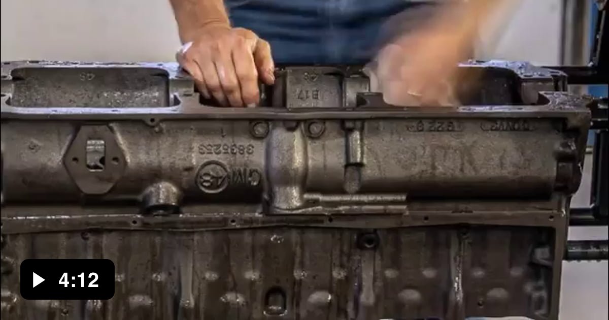 Chevy Stovebolt 6 Engine Rebuild (Time Lapse) - 9GAG