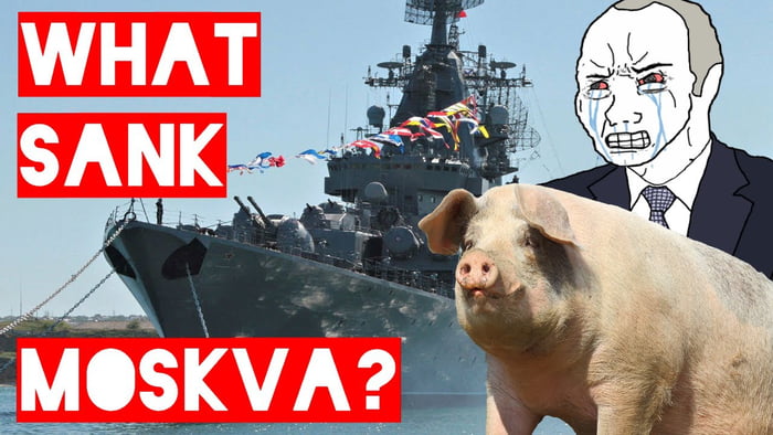 LazerPig made a video on the sinking of Moskva and its shocking in what state the ship was in ...