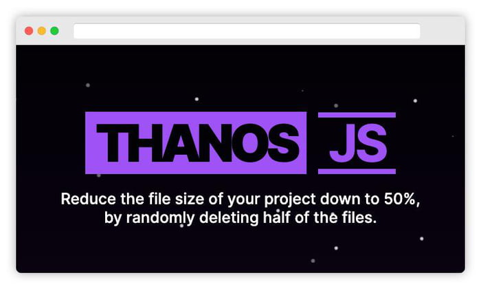 Thanos.js - 9GAG