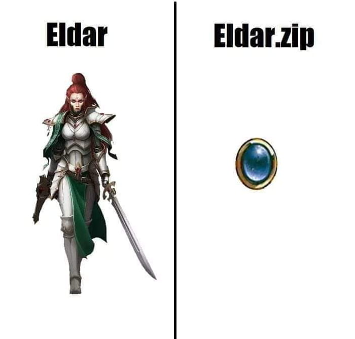 Zippity Zappity Zoo give me that Eldar booty - 9GAG