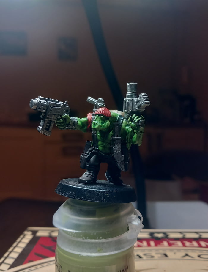 My first Ork. (Unfinished) - 9GAG