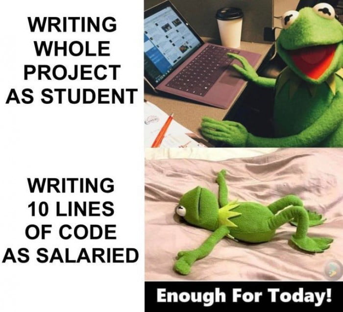 Me after 10 lines of coding 😅 - 9GAG