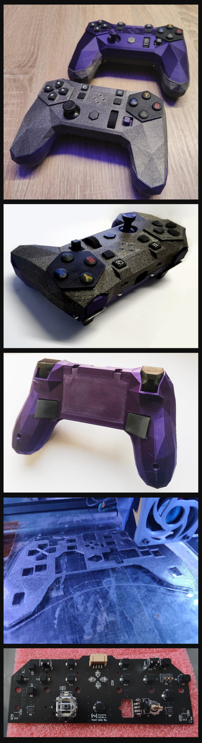 Finally finished my two selfmade controllers - The InputLabs Alpaka ...