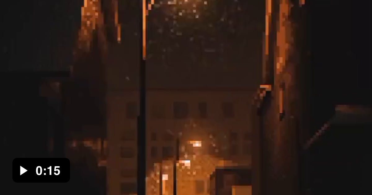 Mellow pixels. Art by 84Aleha. Music - snowfall by oneheart. - 9GAG