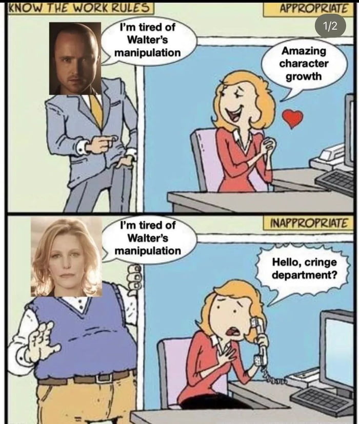 Her problem was that she looked like female version of woody harellson - 9GAG