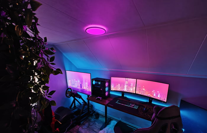 New setup. Cable management needs work. - 9GAG