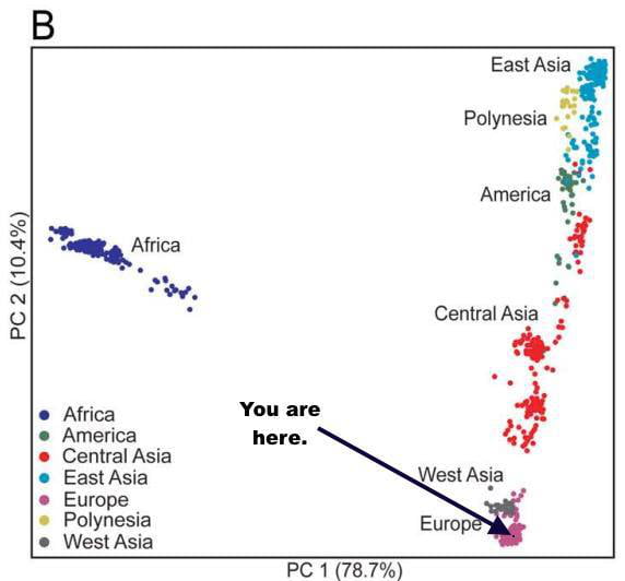 European genetic distance - 9GAG