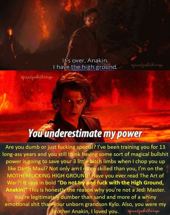 You were my brother Anakin - 9GAG