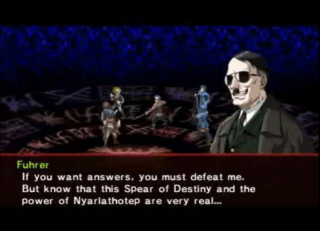 In Persona 2, you've got to fight Hitler as the final boss - 9GAG