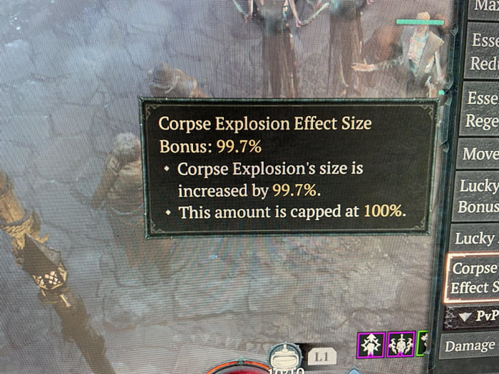 Wish the corpse explosion cap was bigger - 9GAG