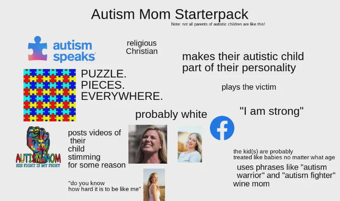 Autism Mom Starter pack - 9GAG
