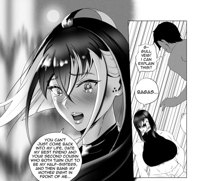 Never hurt your girlfriend half-sister same blood cousin feelings... - 9GAG