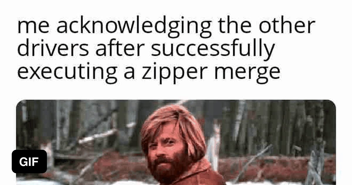 A zipper merge is the most efficient way to manage a lane reduction and ...