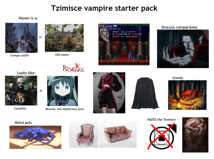 Tzimisce vampire starter pack - 9GAG