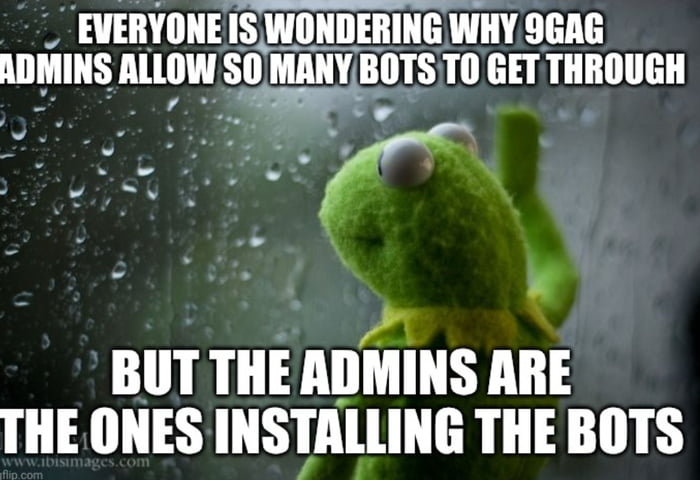 There's an obvious answer to the bot problem - 9GAG