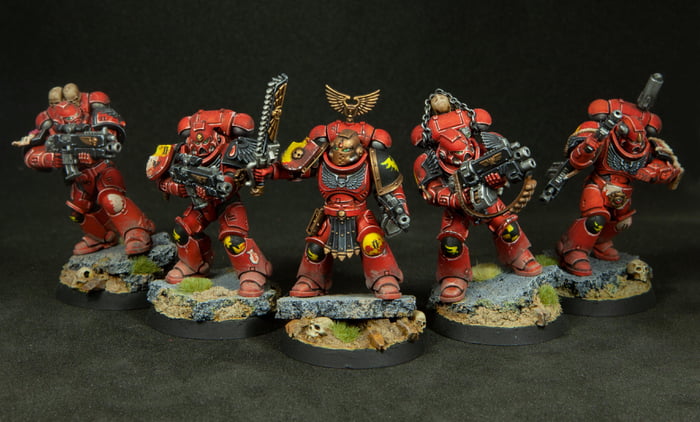 Blood Angels Intercessor Veterans Squad - 9GAG