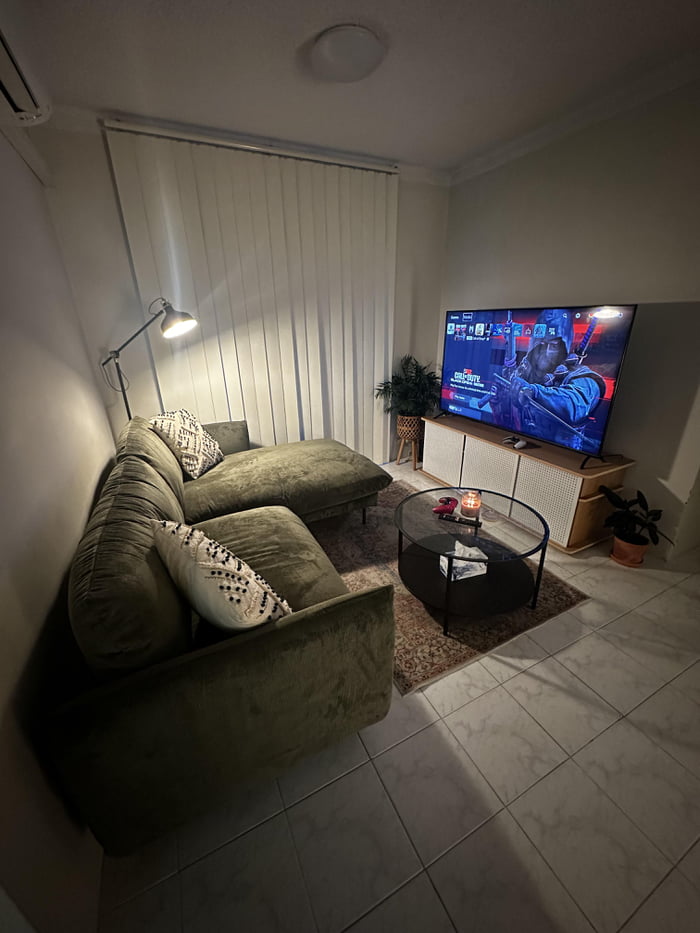 Lounge set up currently in the works. A few things need to go on the wall. But any thoughts ...