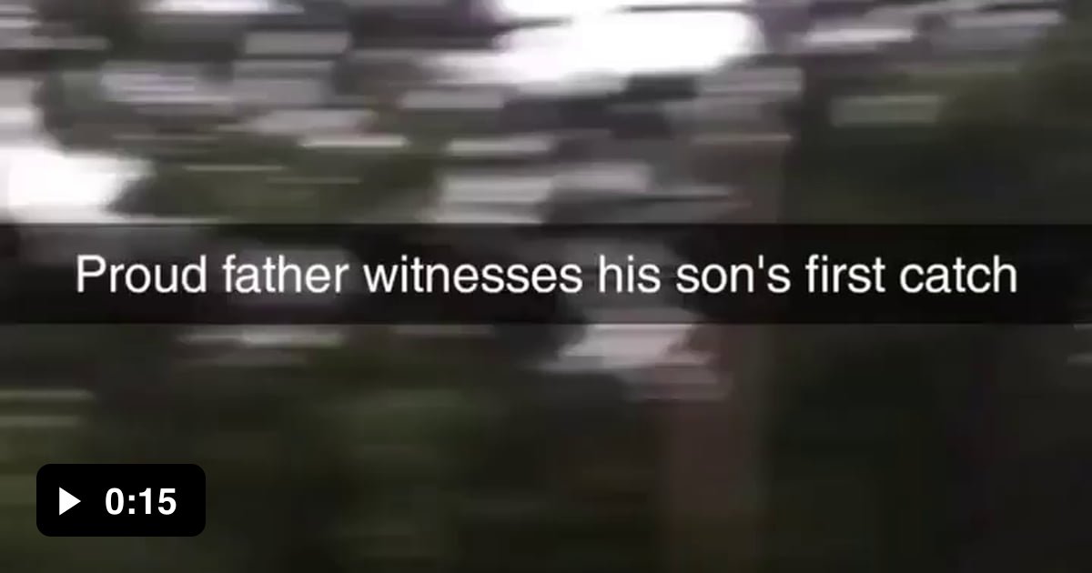 A Moment of Pride: A Father's Joy in His Son's First Catch - 9GAG