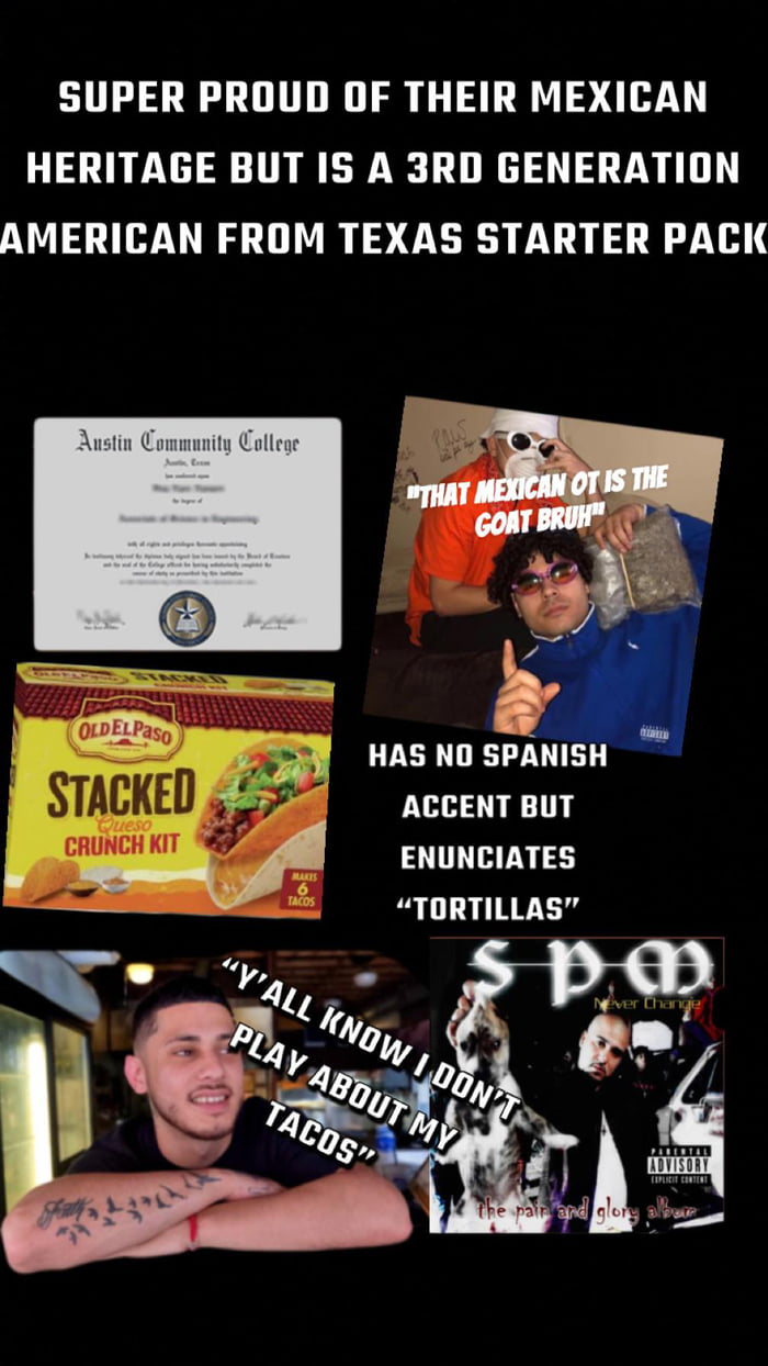 Super proud of their Mexican heritage, but is a 3rd generation American ...
