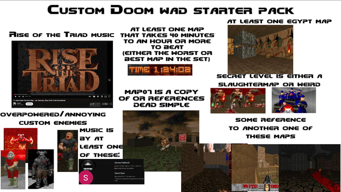 Custom Doom wad starter pack - 9GAG