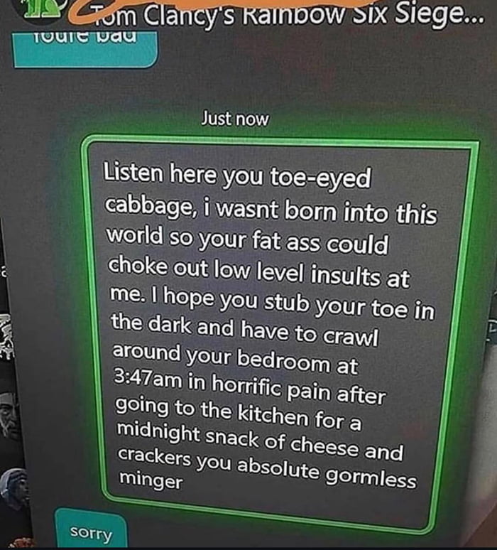 The lil sorry sounds sad - 9GAG