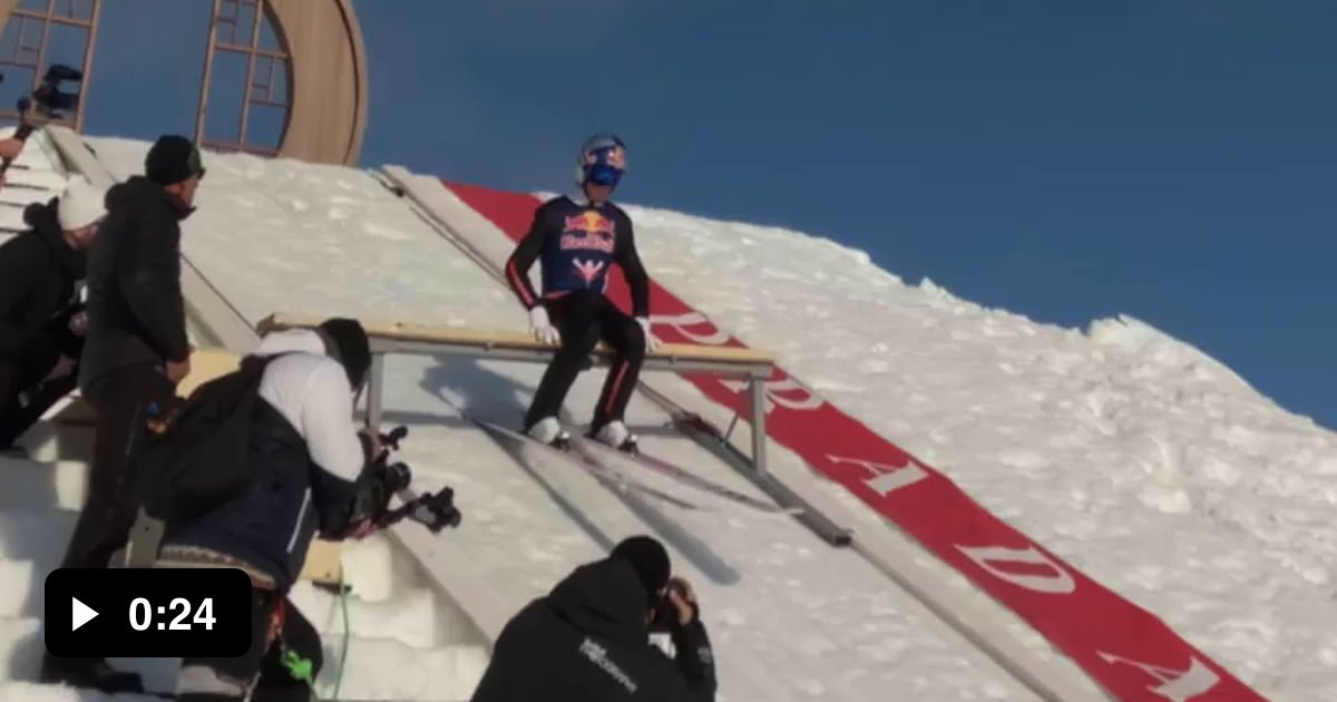 Ryōyū Kobayashi's World Record Longest Ski Jump - 9GAG