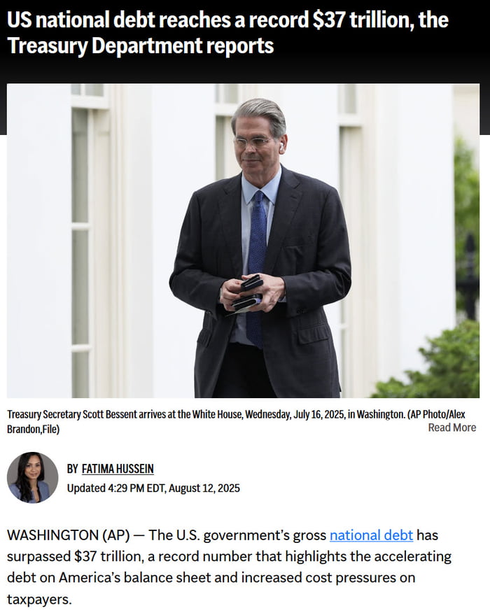 Too bad the stable genius isn't a financial genius. - 9GAG