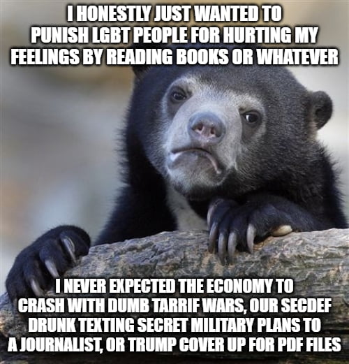 Why can't we have anti-lgbt and anti brown people agenda WITHOUT the incompetence? - 9GAG