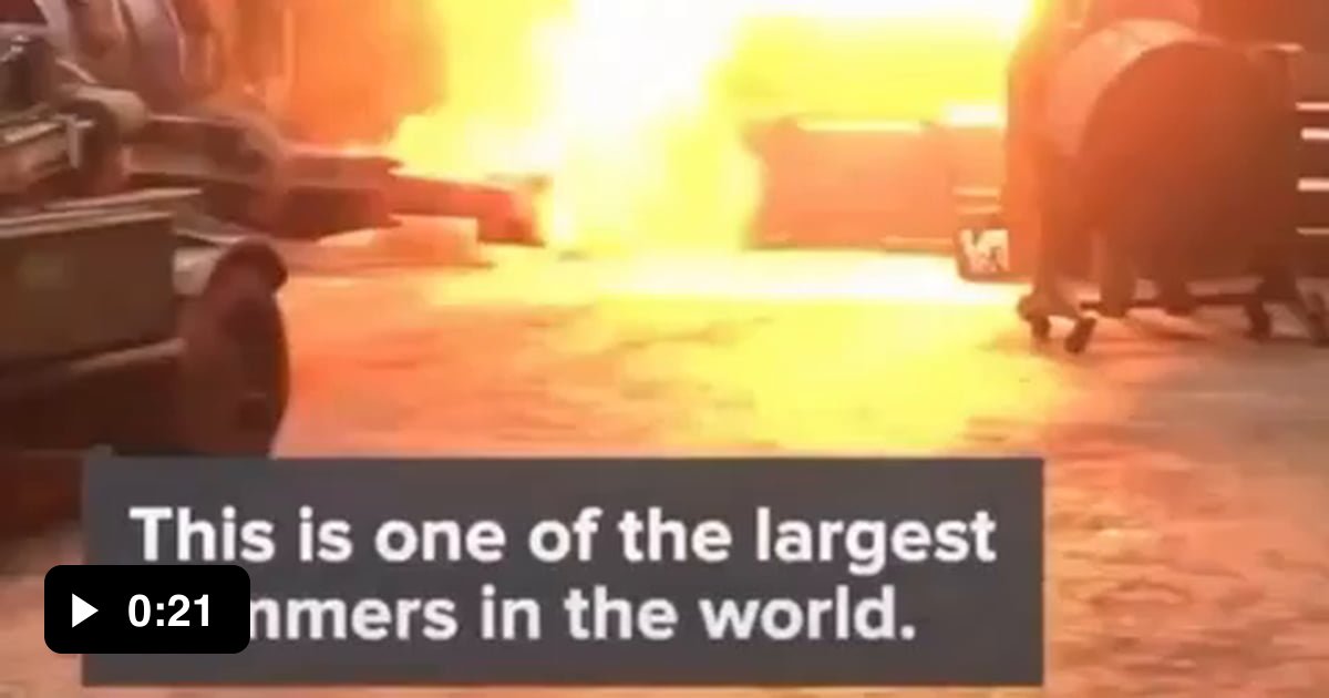 Witness the immense power of the 85 Hammer, a true marvel of ...