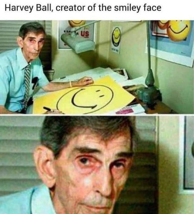 The creator of smiley face - 9GAG